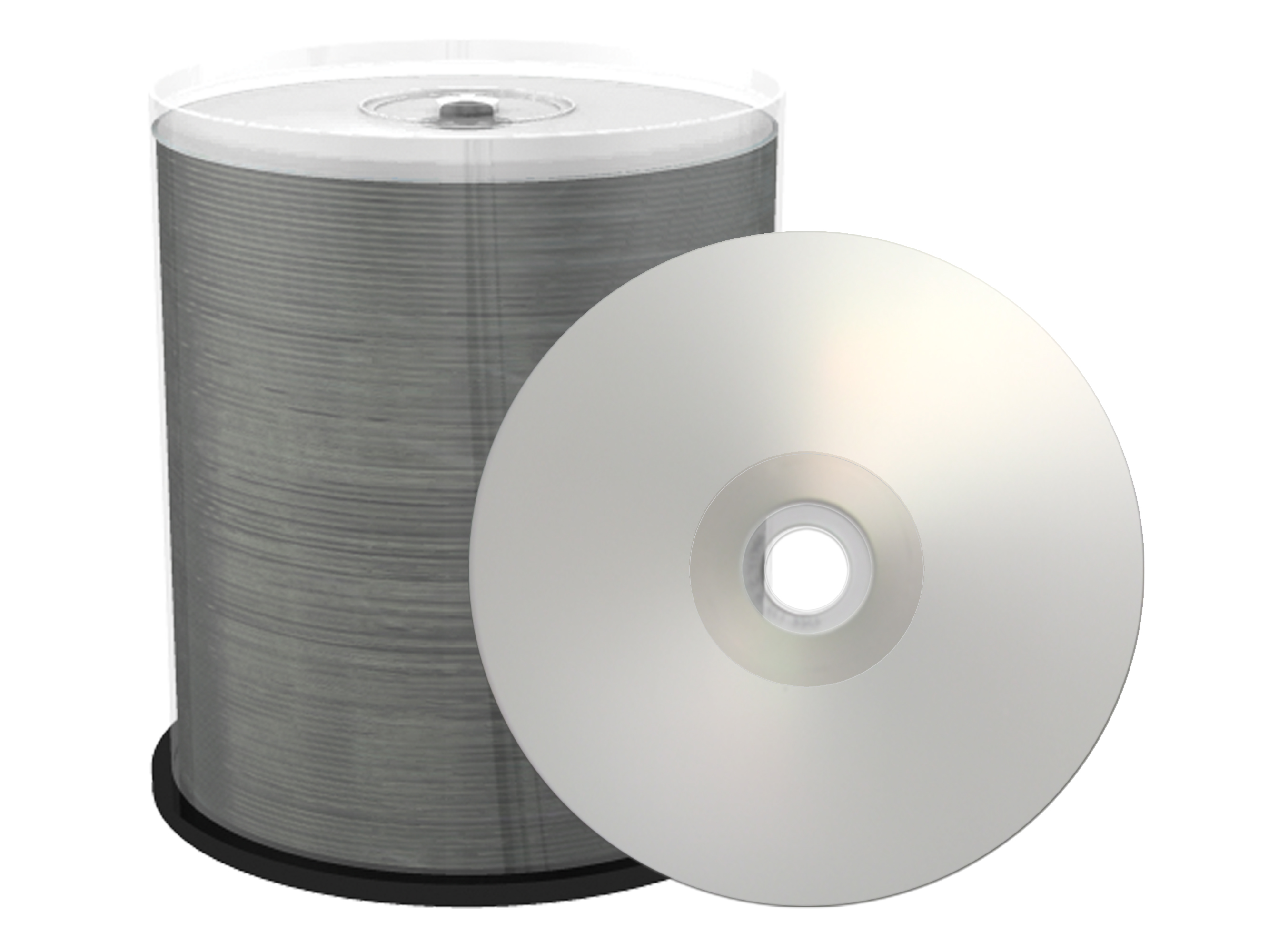 100 MediaRange CD-R 700Mb/80Min/52x Silber Bedruckbar Spindel Inkjet ...